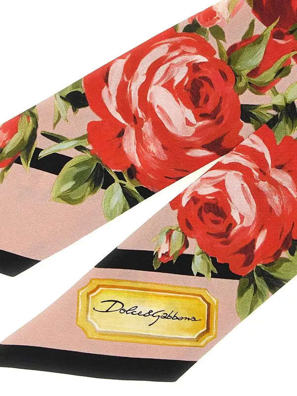 Dolce & Gabbana Bandeau 'bouquet Rose - Pink