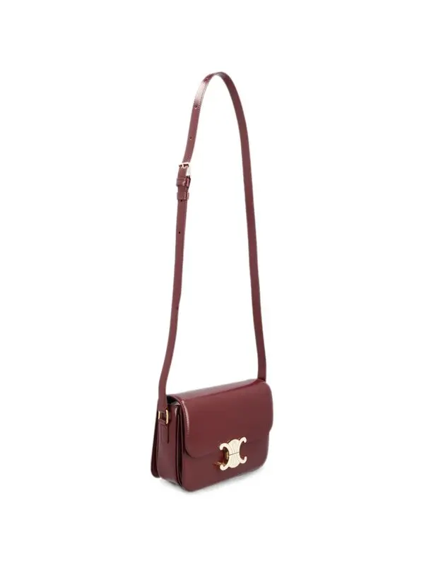 Celine Triomphe Teen Leather Shoulder Bag