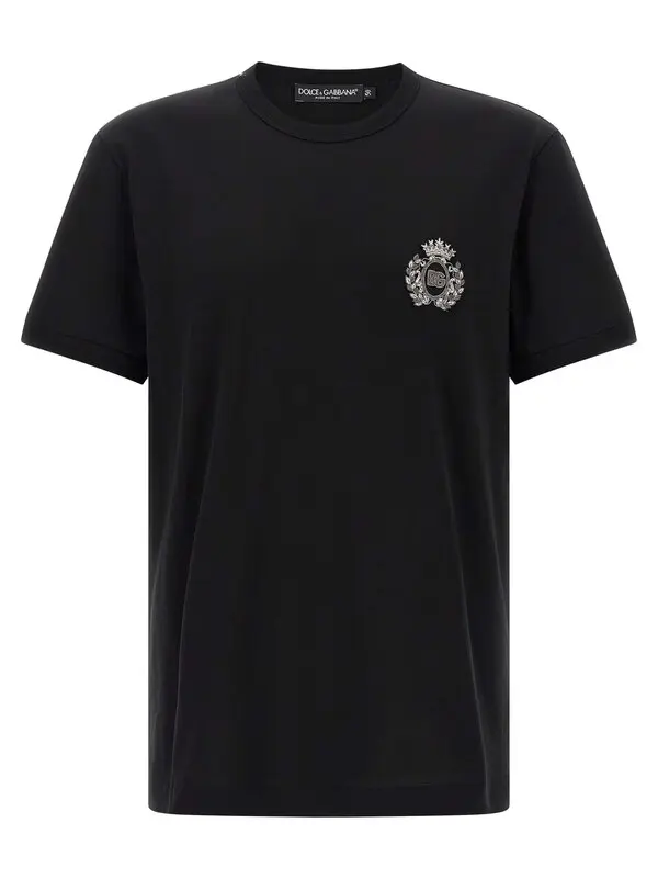 Dolce & Gabbana Heraldic Patch T-shirt - Black