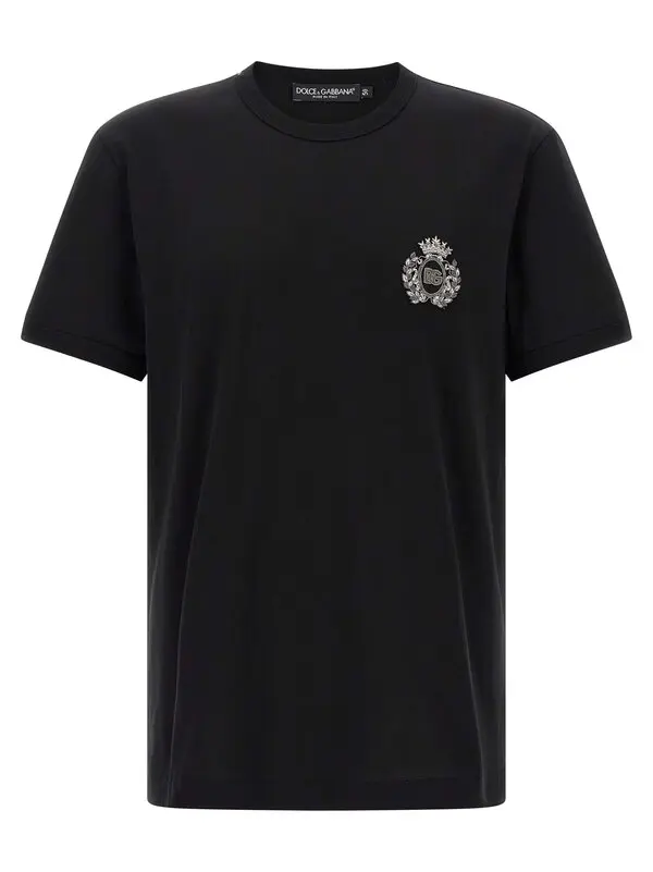 Dolce & Gabbana Heraldic Patch T-shirt - Black