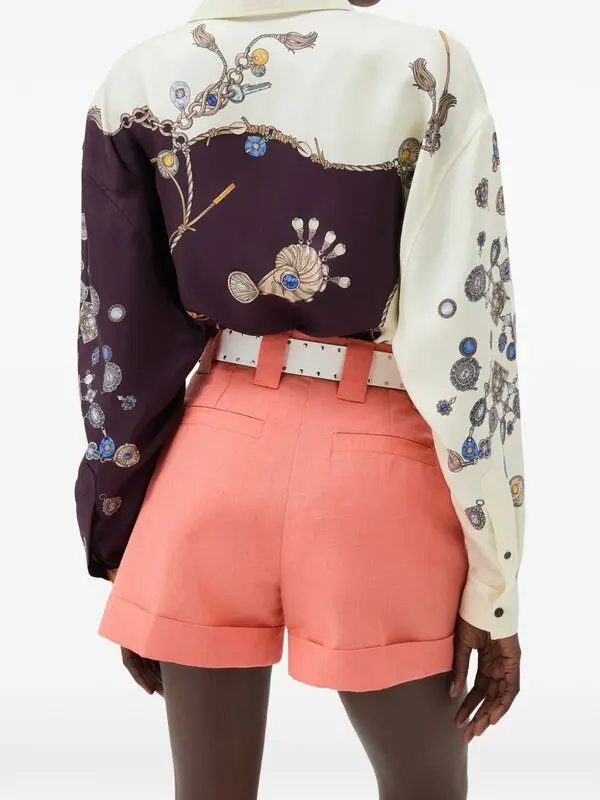 Versace Printed Silk Shirt