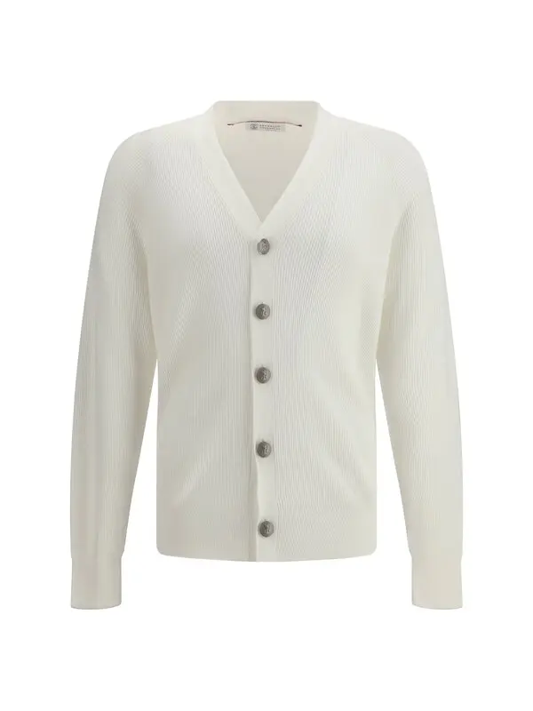 Brunello Cucinelli Ribbed Cardigan