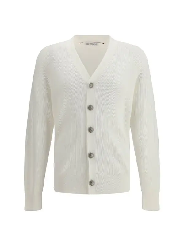 Brunello Cucinelli Ribbed Cardigan