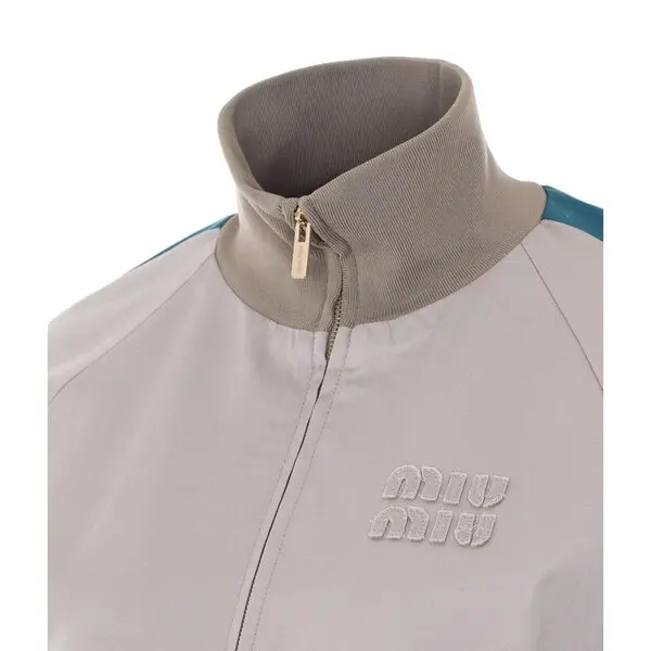 Miu Miu Ripstop Tissue Jacket - Cream