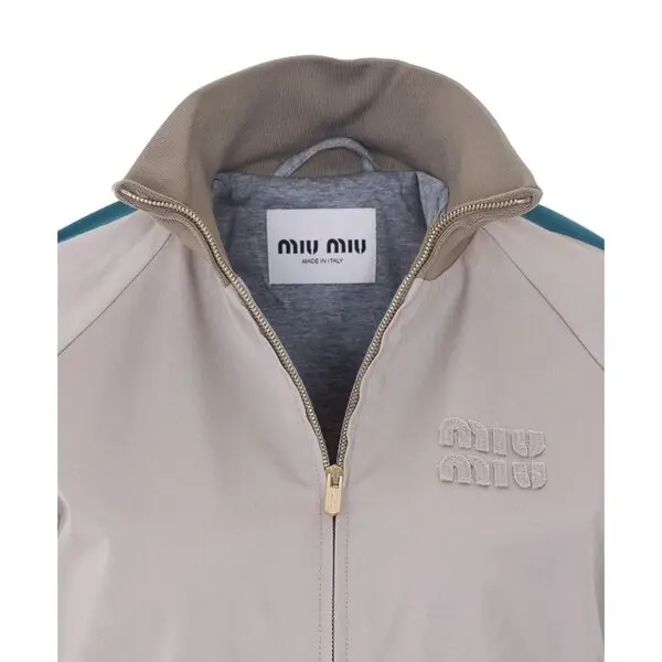 Miu Miu Ripstop Tissue Jacket - Cream