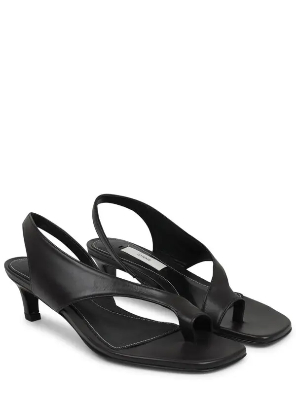 TOTEME Heeled Sandal - Black