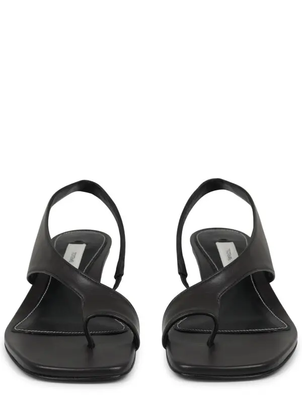 TOTEME Heeled Sandal - Black