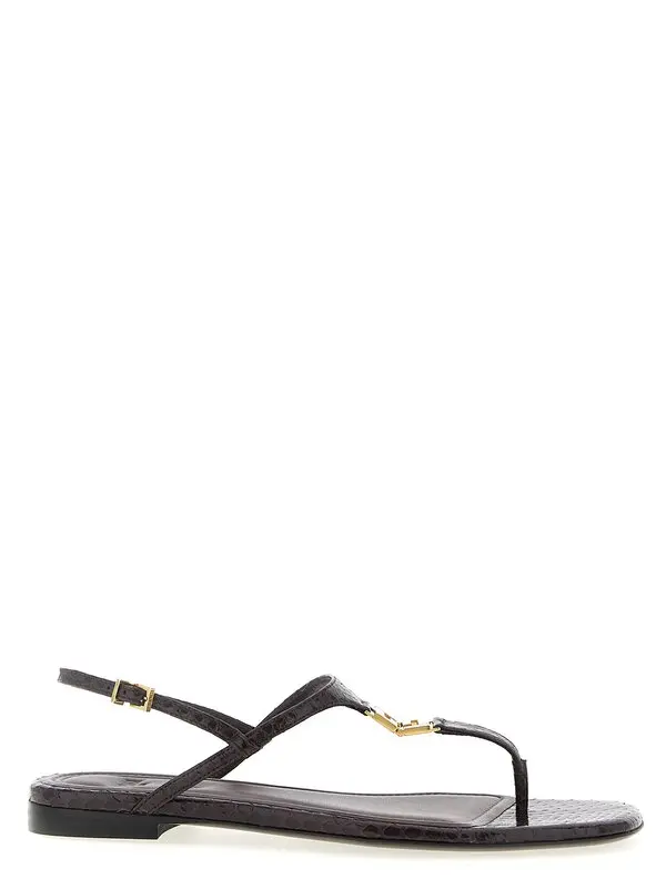 Fendi Ffold' Sandals - Purple