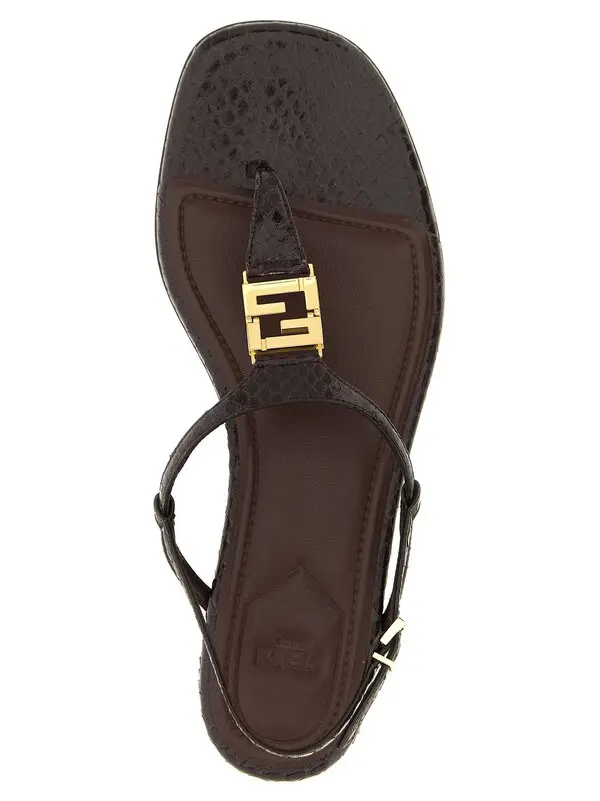 Fendi Ffold' Sandals - Purple