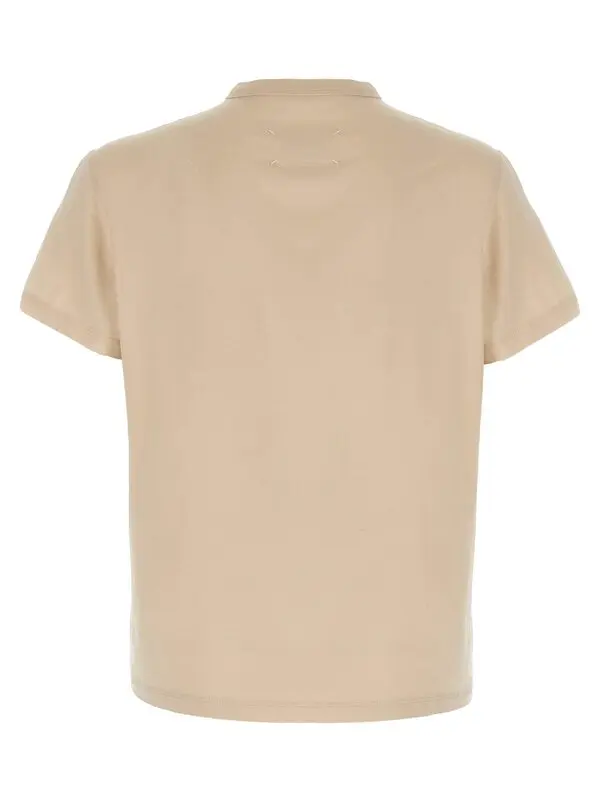 MAISON MARGIELA Paris' T-shirt - Cream
