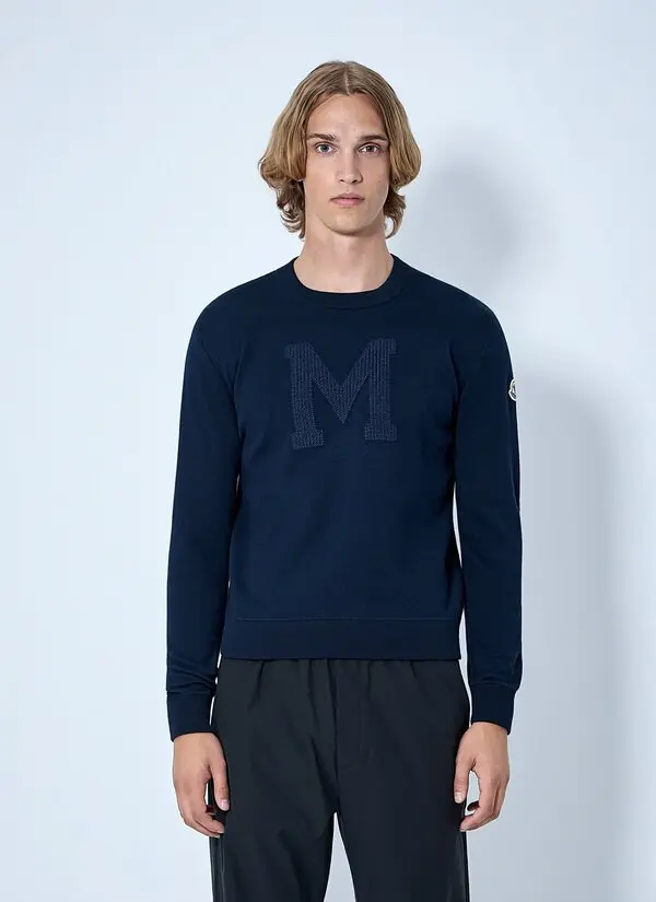 Moncler Embroidered Logo Sweater