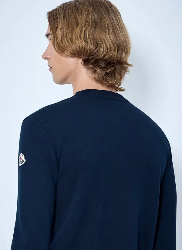 Moncler Embroidered Logo Sweater