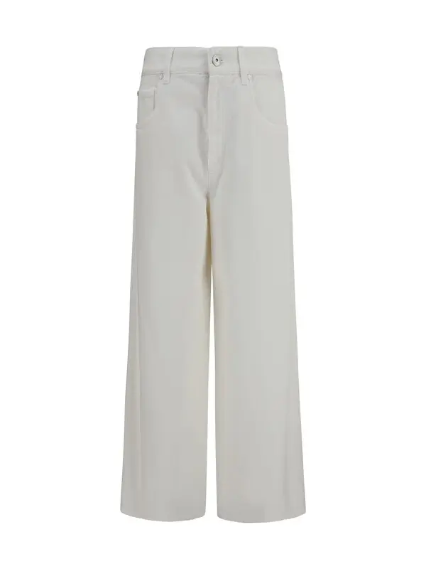 Brunello Cucinelli High-rise Palazzo Jeans