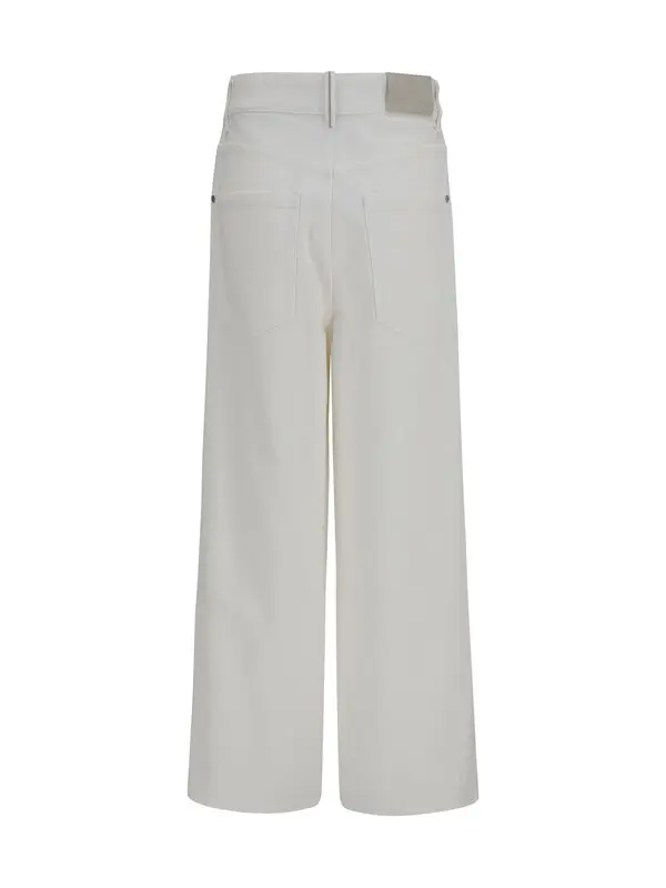 Brunello Cucinelli High-rise Palazzo Jeans