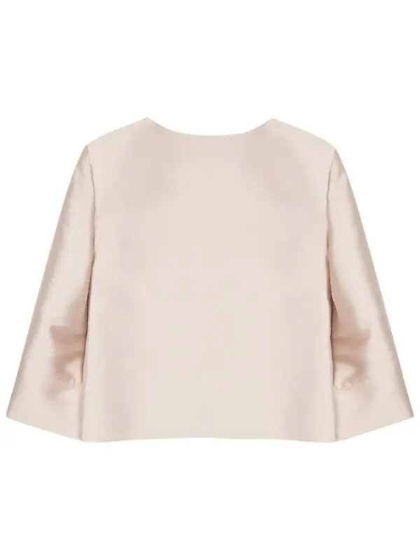 Alberta Ferretti Mikado Jacket - Cream