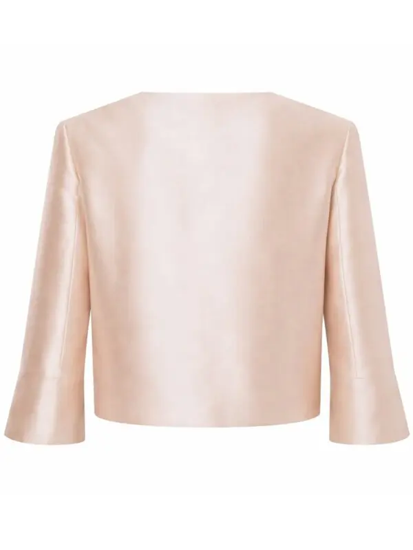 Alberta Ferretti Mikado Jacket - Cream