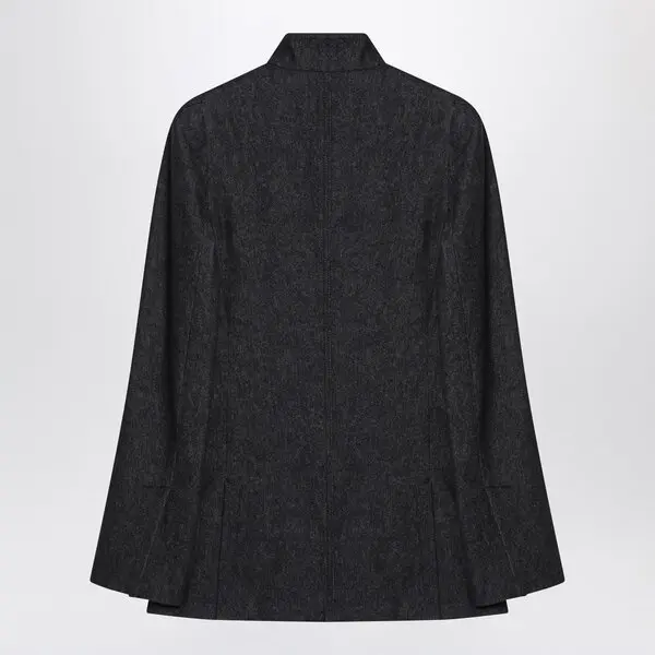 Max Mara Cotton Denim Effect Jacket