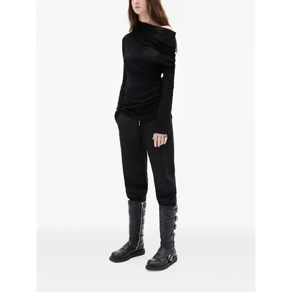 ANN DEMEULEMEESTER Virgin Wool Long Sleeve Top