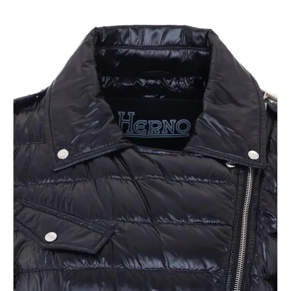 Herno Ultralight Padded Bomber Jacket - Black