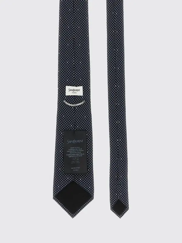Saint Laurent Printed Silk Tie