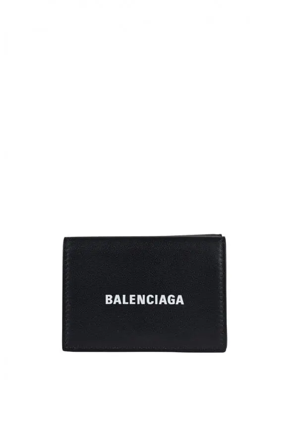 Balenciaga Wallet Cash Mini - Black