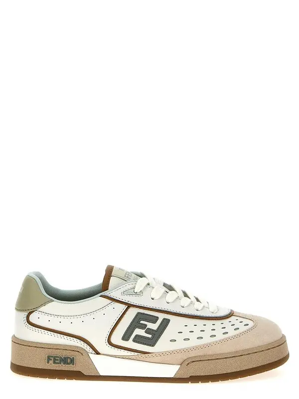 Fendi Match' Sneakers - Cream