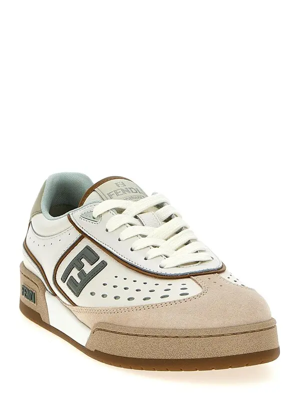 Fendi Match' Sneakers - Cream
