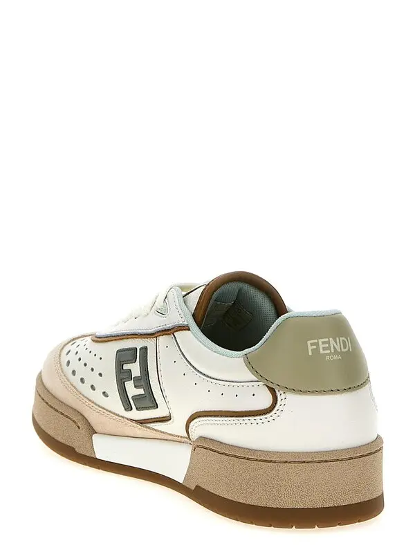 Fendi Match' Sneakers - Cream