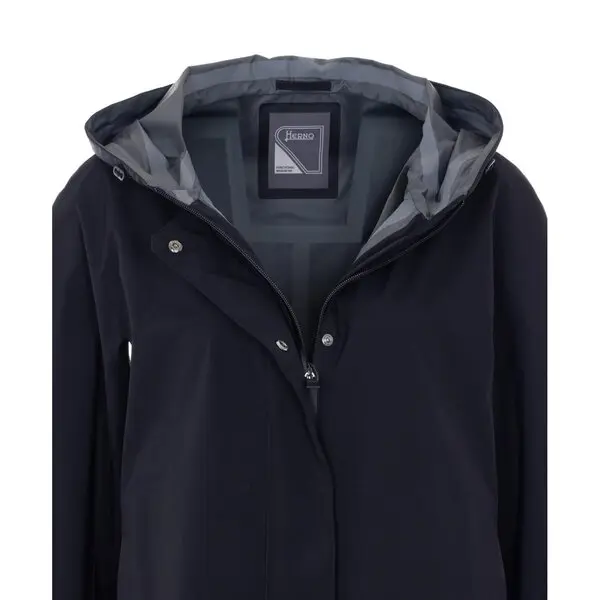 Herno Hooded Jacket - Black