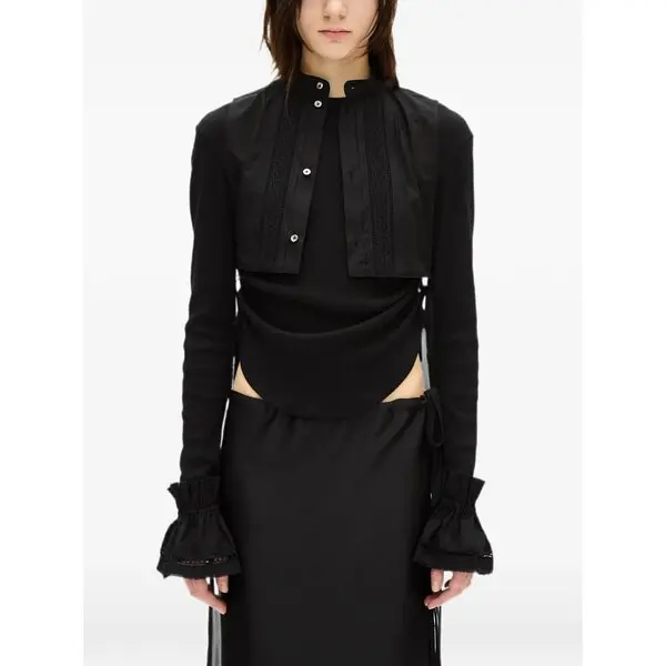 ANN DEMEULEMEESTER Cotton Bracelets - Black