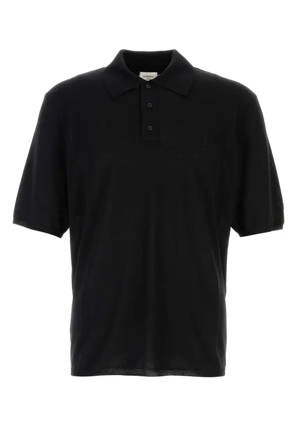 Saint Laurent Wool Polo Shirt