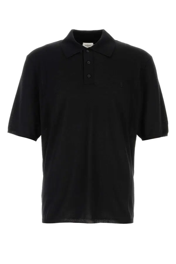 Saint Laurent Wool Polo Shirt