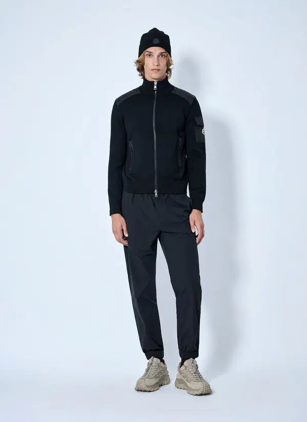 Moncler Zip-up High-neck Sweater