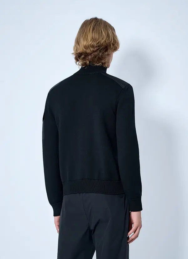 Moncler Zip-up High-neck Sweater