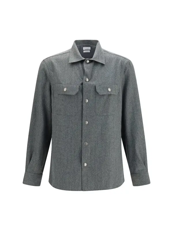 Brunello Cucinelli Virgin Wool Shirt