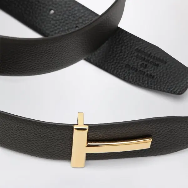 TOM FORD Grained Leather Reversible Belt