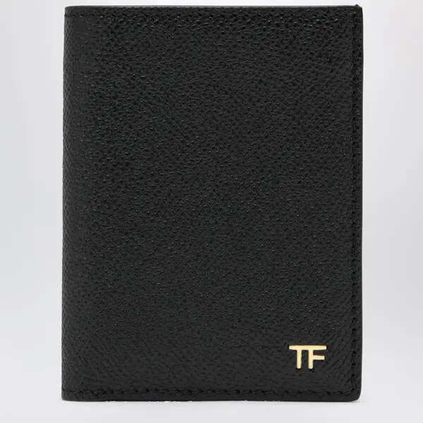 TOM FORD Grained Leather Card Holder With Logo