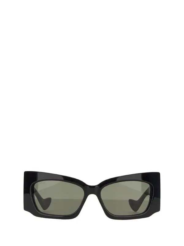 Gucci Acetate Cut-out Sunglasses - Black