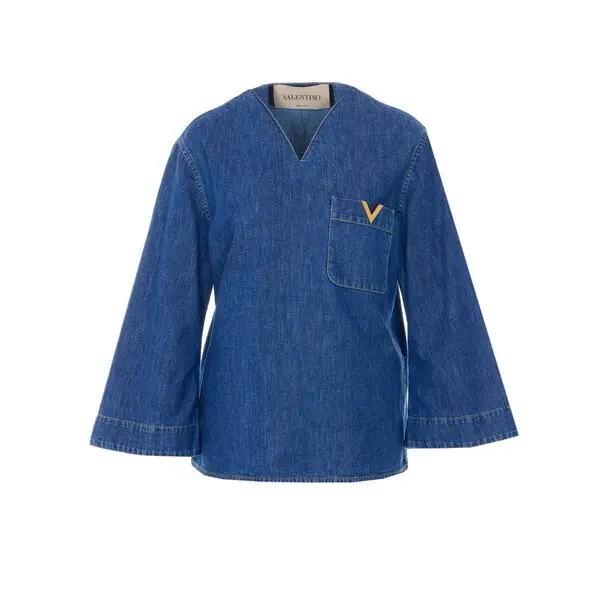 Valentino Garavani Denim Shirt - Blue