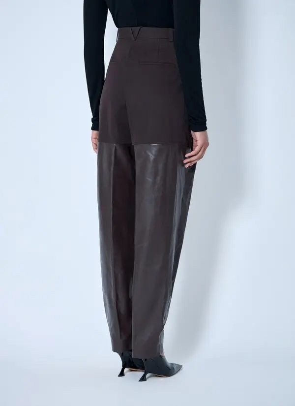 Bottega Veneta Contrast Panel Tailored Trousers