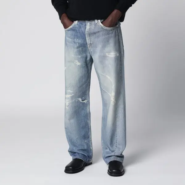 Our Legacy Light-wash Distressed Jeans - Blue
