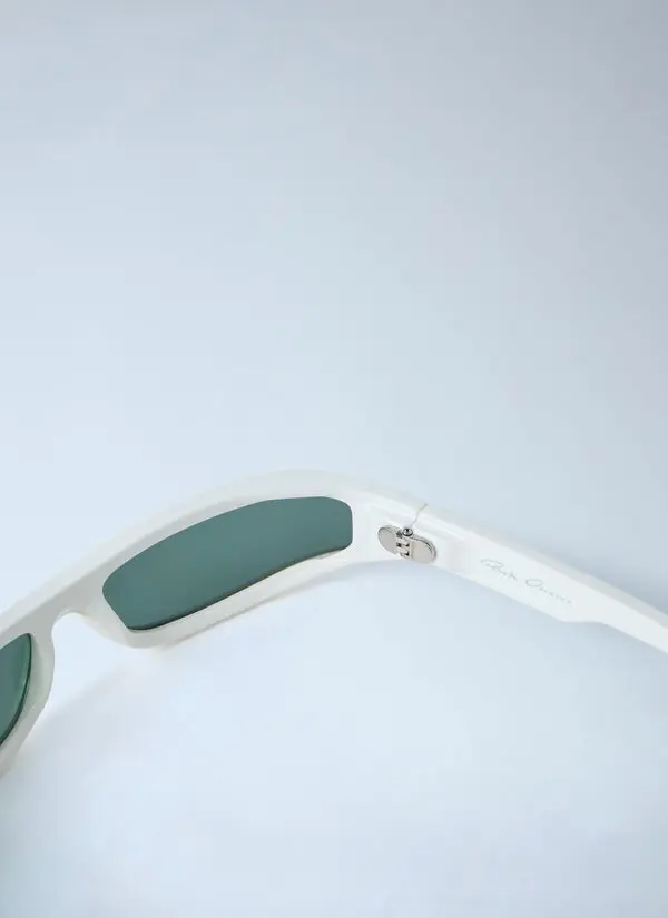 Rick Owens Fog Sunglasses - White