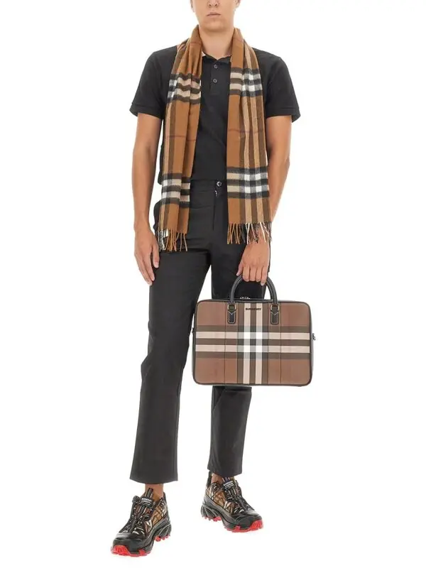Burberry Regular Fit Cargo Pants - Black