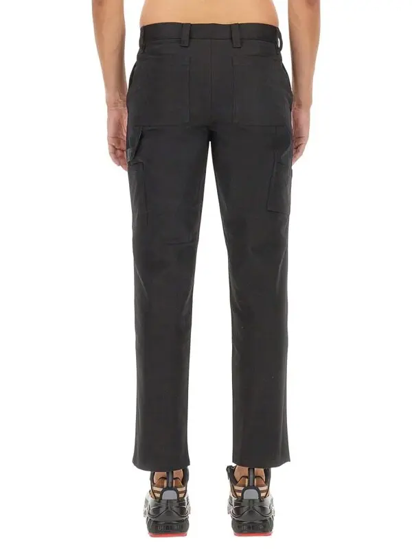 Burberry Regular Fit Cargo Pants - Black