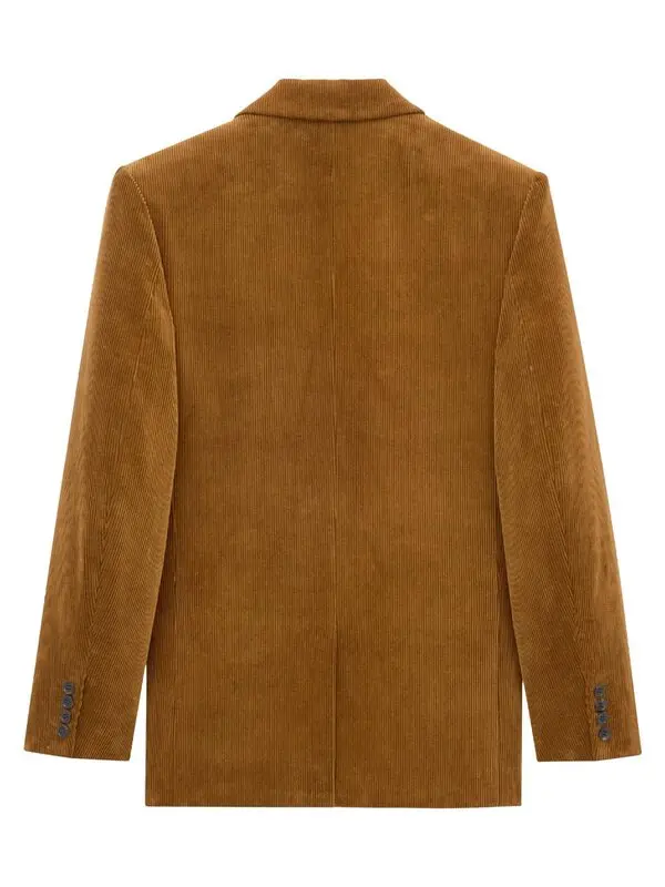 Saint Laurent Corduroy Double-breasted Jacket