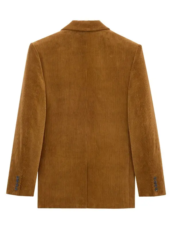 Saint Laurent Corduroy Double-breasted Jacket