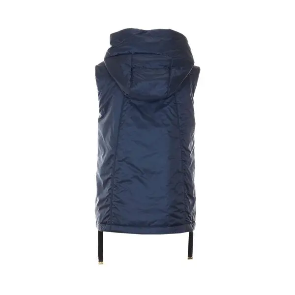 Max Mara Greengo Drop-proof Canvas Padded Vest - Blue