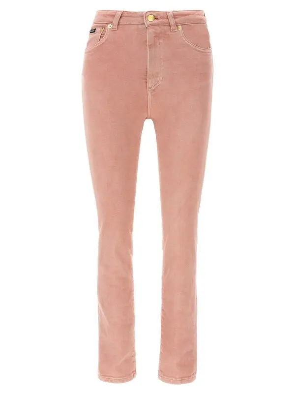 Dolce & Gabbana High Waist Jeans - Pink