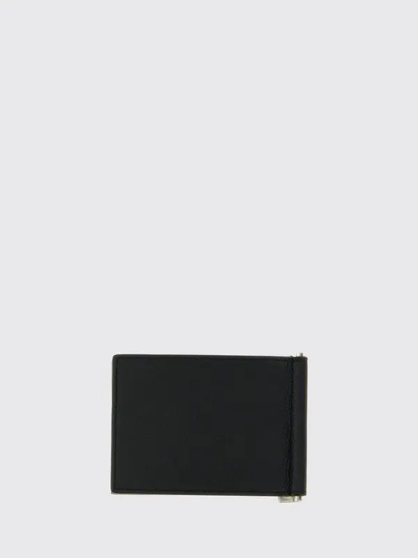 Saint Laurent Tiny Cassandre Grained Leather Wallet