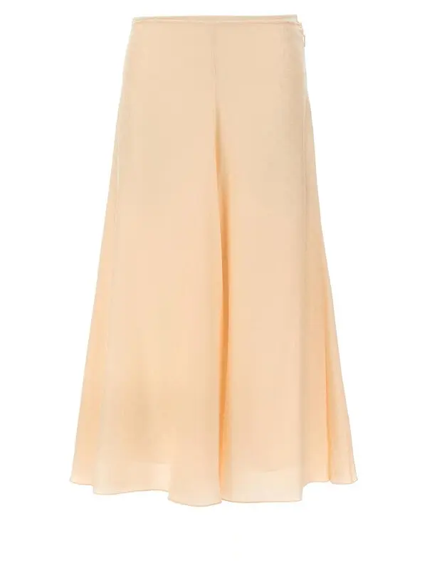 Fendi Ff Silk Skirt